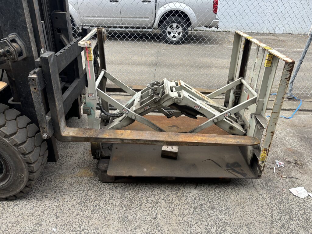 Cascade Class 2 Push- Pull forklift attachment | Two Bay Forks